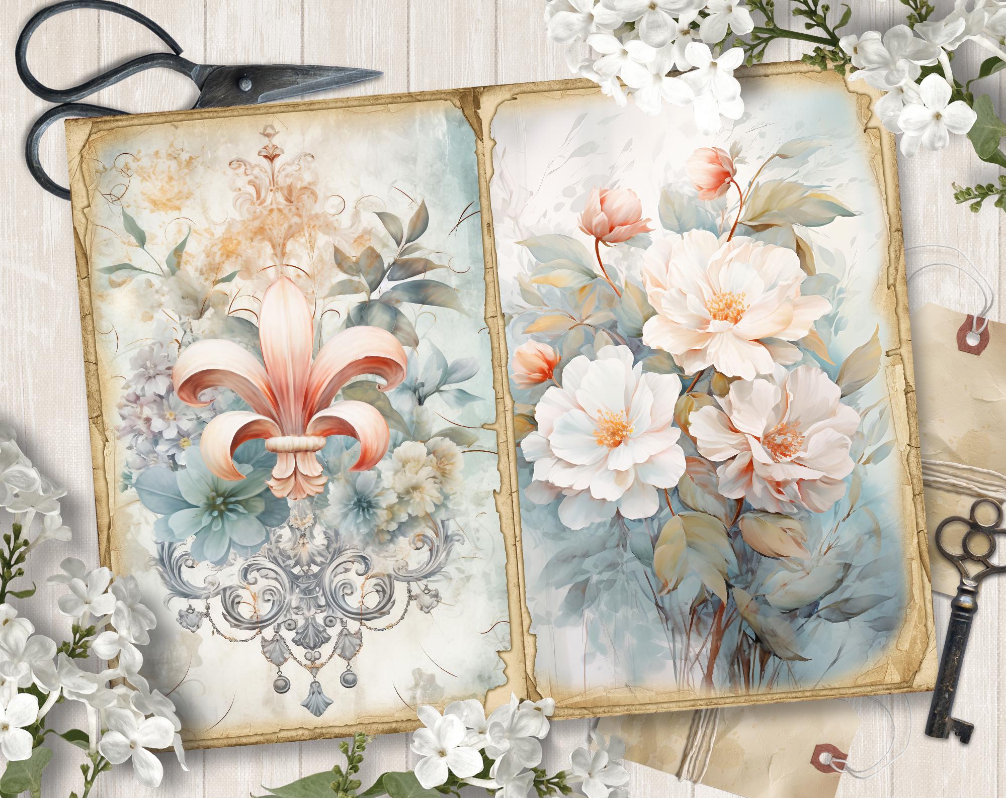 Tenderness 5 Junk Journal Printable Pages, Junk Journal Kit, Scrapbook ...