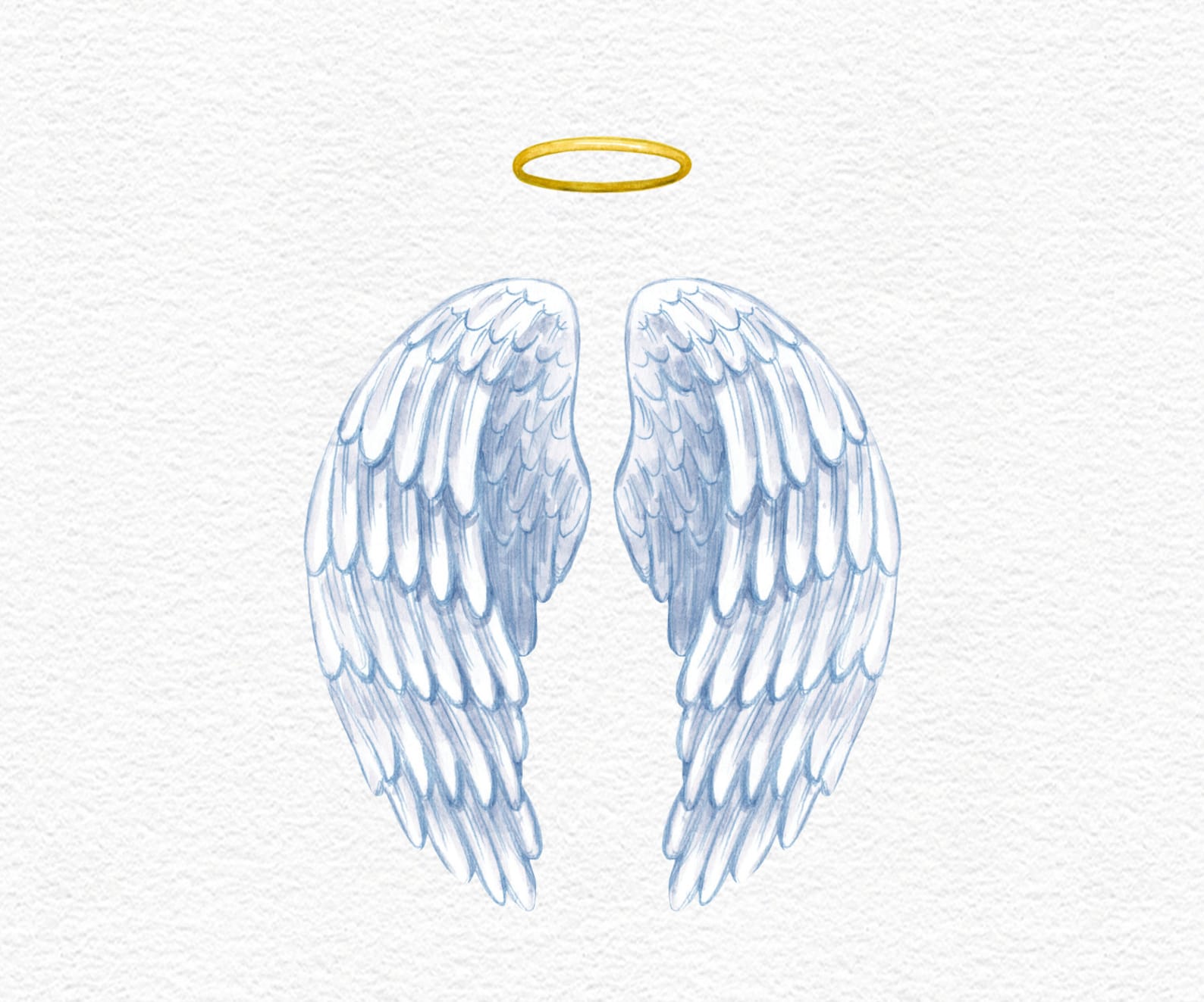 Angel Wings Clipart Halo Clipart Heaven Clipart White Wings - Etsy