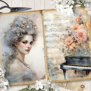 Tenderness 2 Junk Journal Printable Pages, Junk Journal Kit, Scrapbook ...
