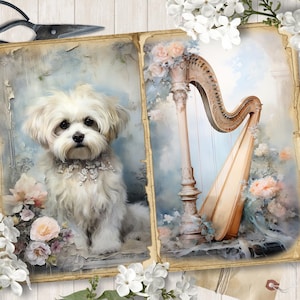 Tenderness 2 Junk Journal Printable Pages, Junk Journal Kit, Scrapbook ...