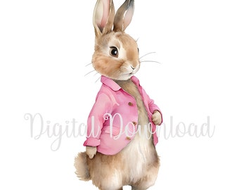 Peter Rabbit, Flopsy Bunny PNG, Animal Sublimation Design, Flopsy PNG ...
