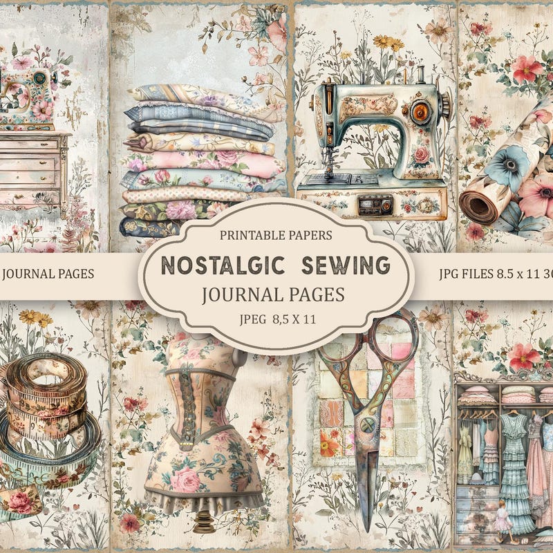 Nostalgic Collage - Etsy
