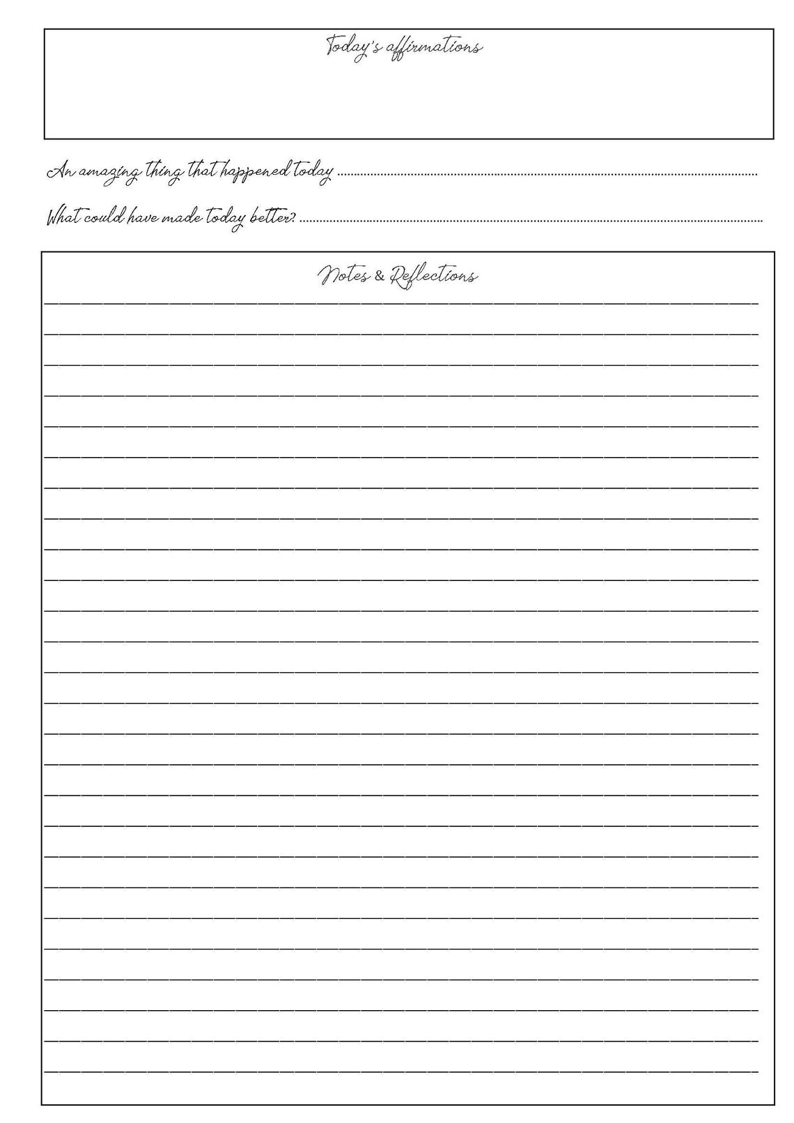 Printable Daily/weekly Planner, Diary, Journal - 2023 (gratitude Focus ...