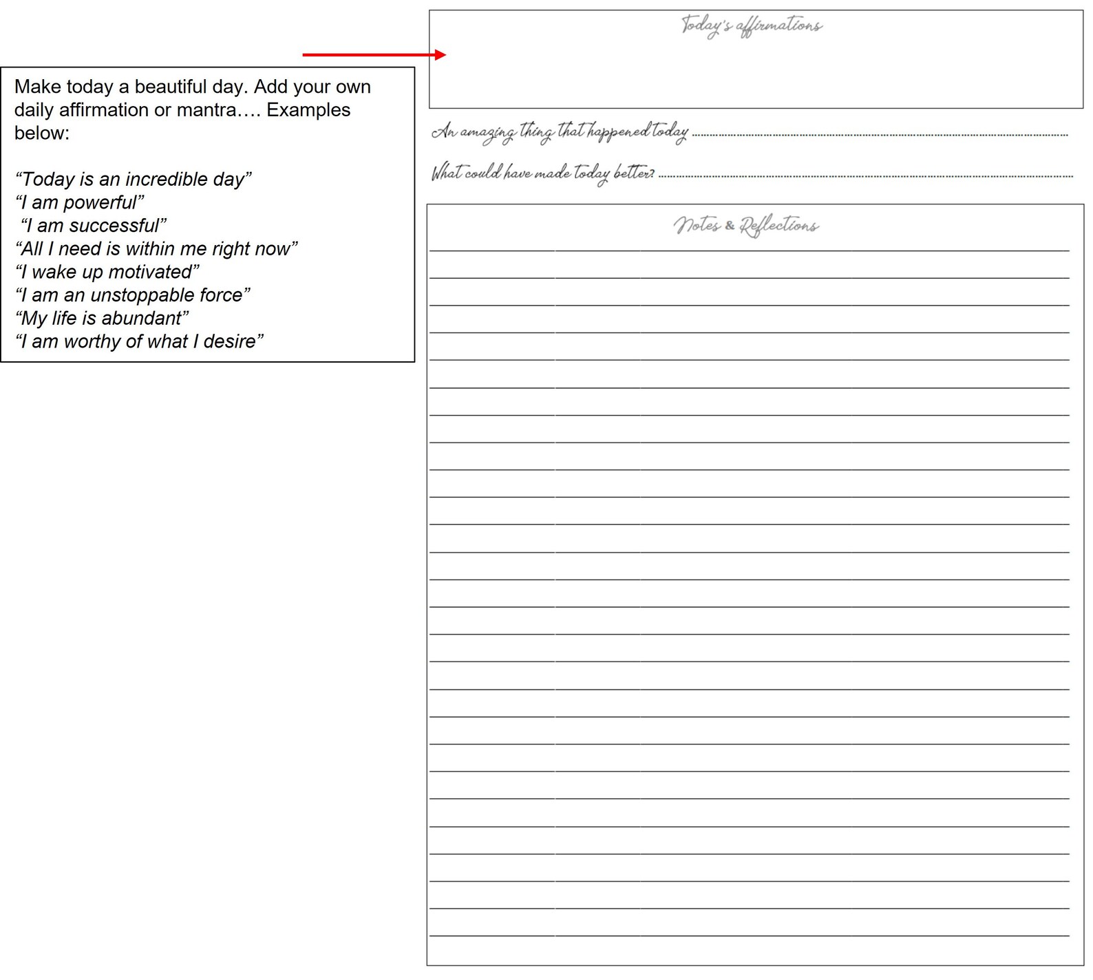 Printable Daily/weekly Planner, Diary, Journal - 2023 (gratitude Focus ...