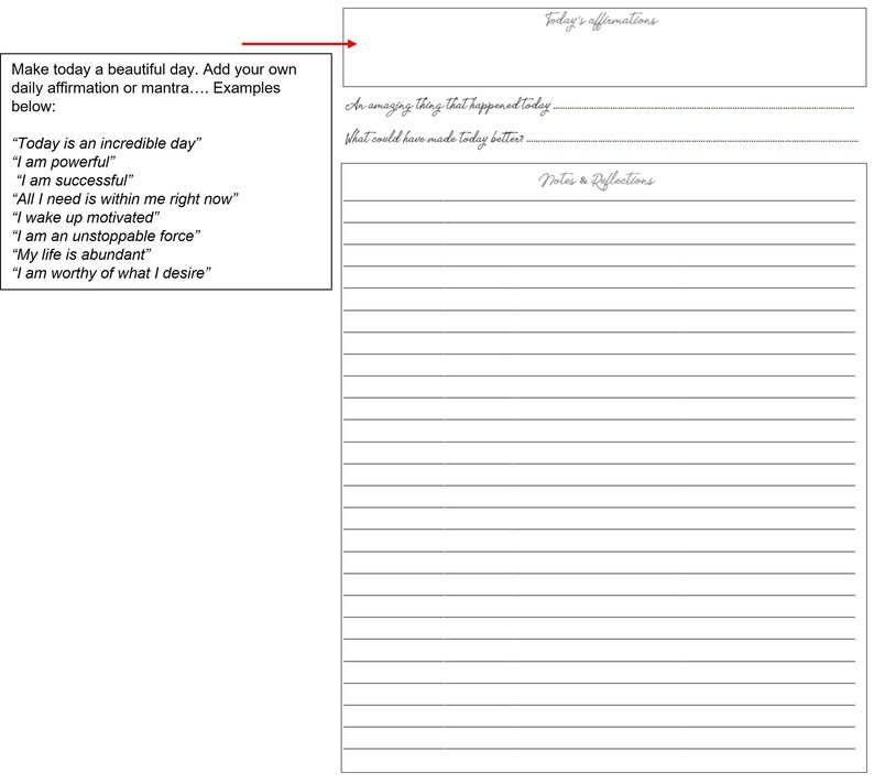 Printable Daily/weekly Planner, Diary, Journal - 2023 (gratitude Focus ...