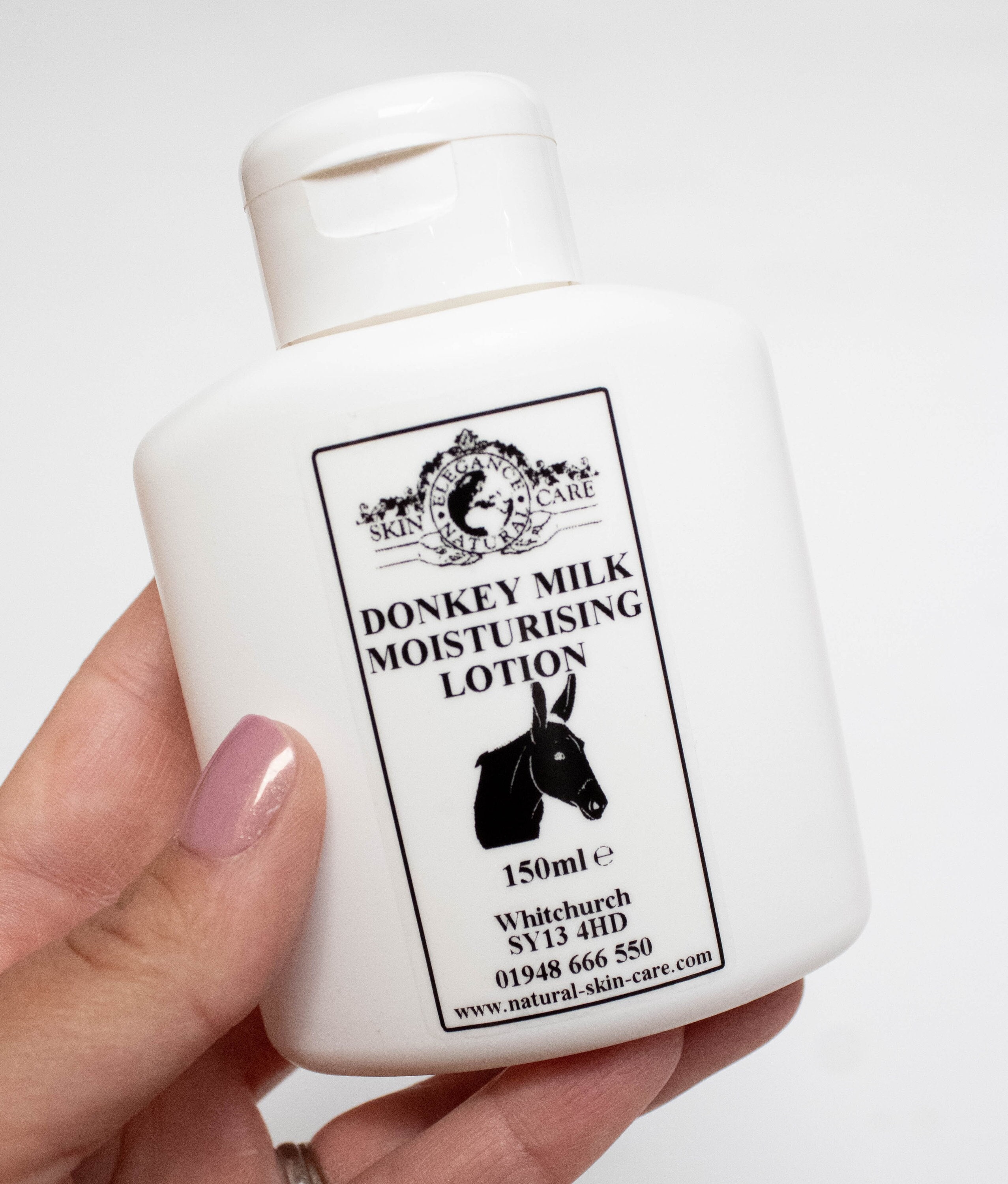 Donkey Milk Moisturising Lotion by Elegance Natural Skin for Aged Skin ...