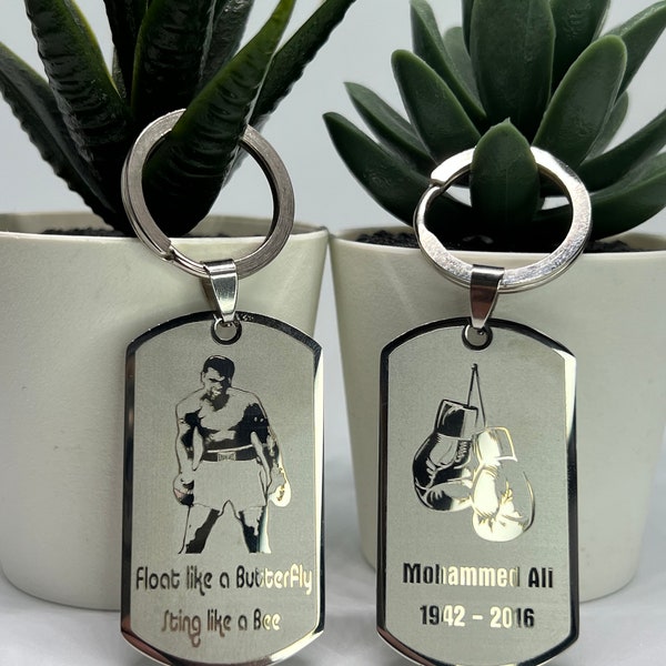 Muhammad ali keychain - Etsy.de