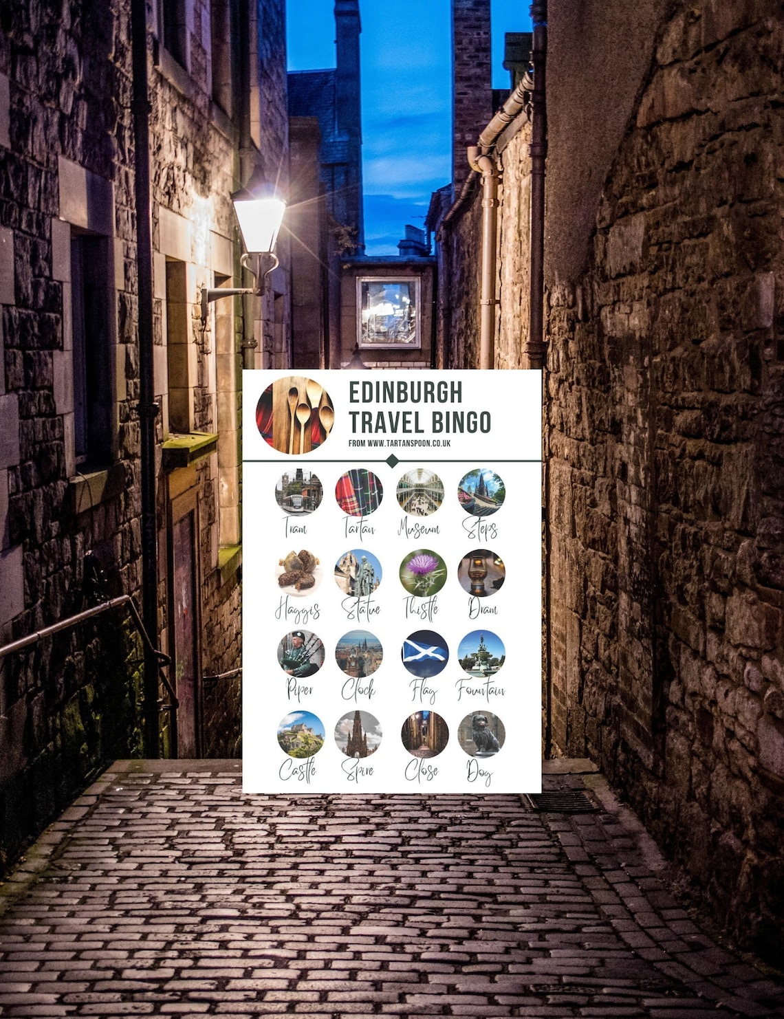 Edinburgh Travel Bingo | Printable Scotland City Game | Family Trip ...