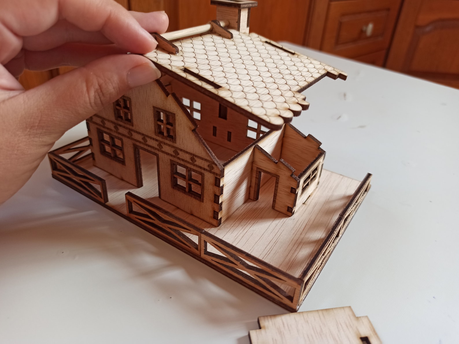 Laser Cut Wooden House DIGITAL PATTERN Pdf Ai Plt Rld Svg Dxf - Etsy