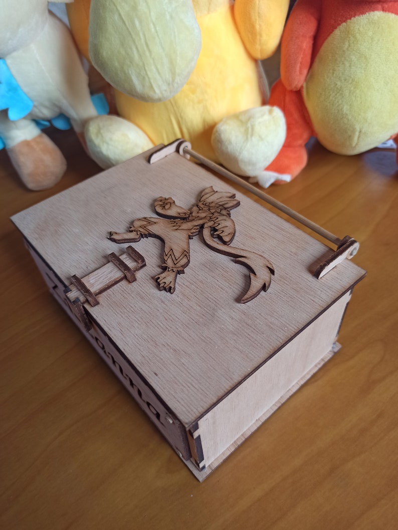 Laser Cut Wooden Pokemon Cards Box DIGITAL PATTERN Ai Plt Rld Dxf - Etsy