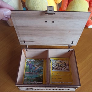 Laser Cut Wooden Pokemon Cards Box DIGITAL PATTERN Ai Plt Rld Dxf - Etsy