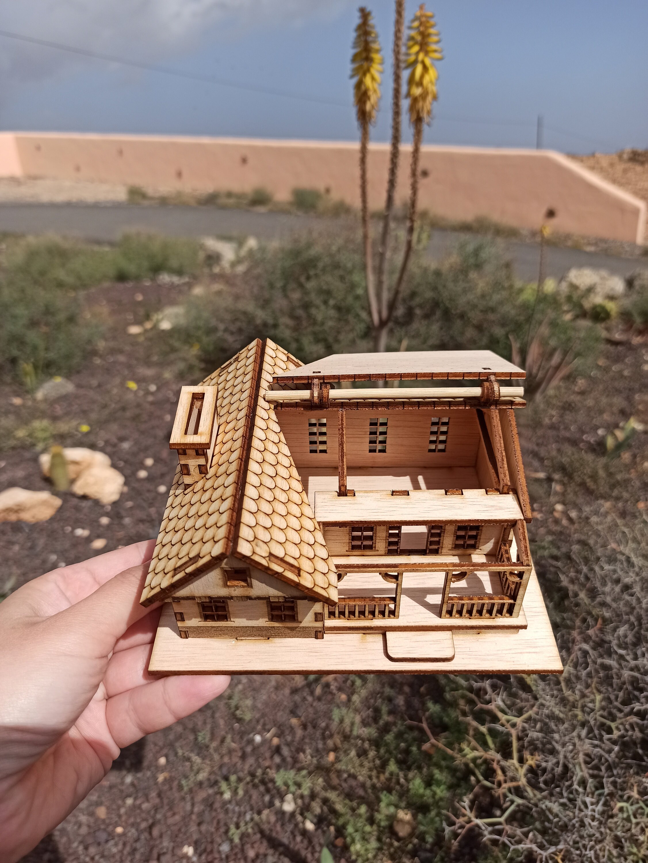 Laser Cut Wooden Country House DIGITAL PATTERN Ai Plt Rld Dxf - Etsy