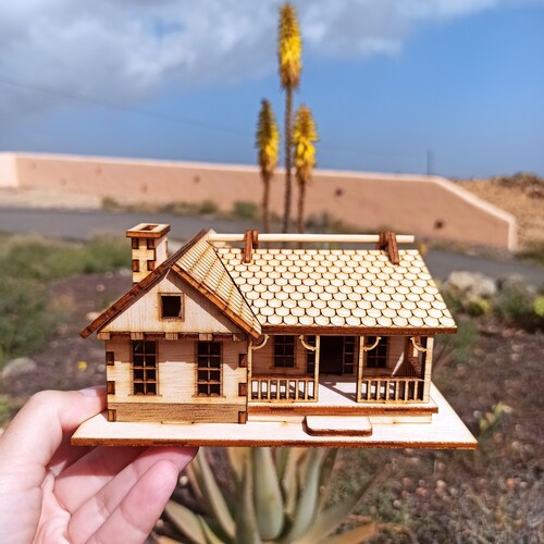 Laser Cut Wooden Country House DIGITAL PATTERN Ai Plt Rld Dxf - Etsy