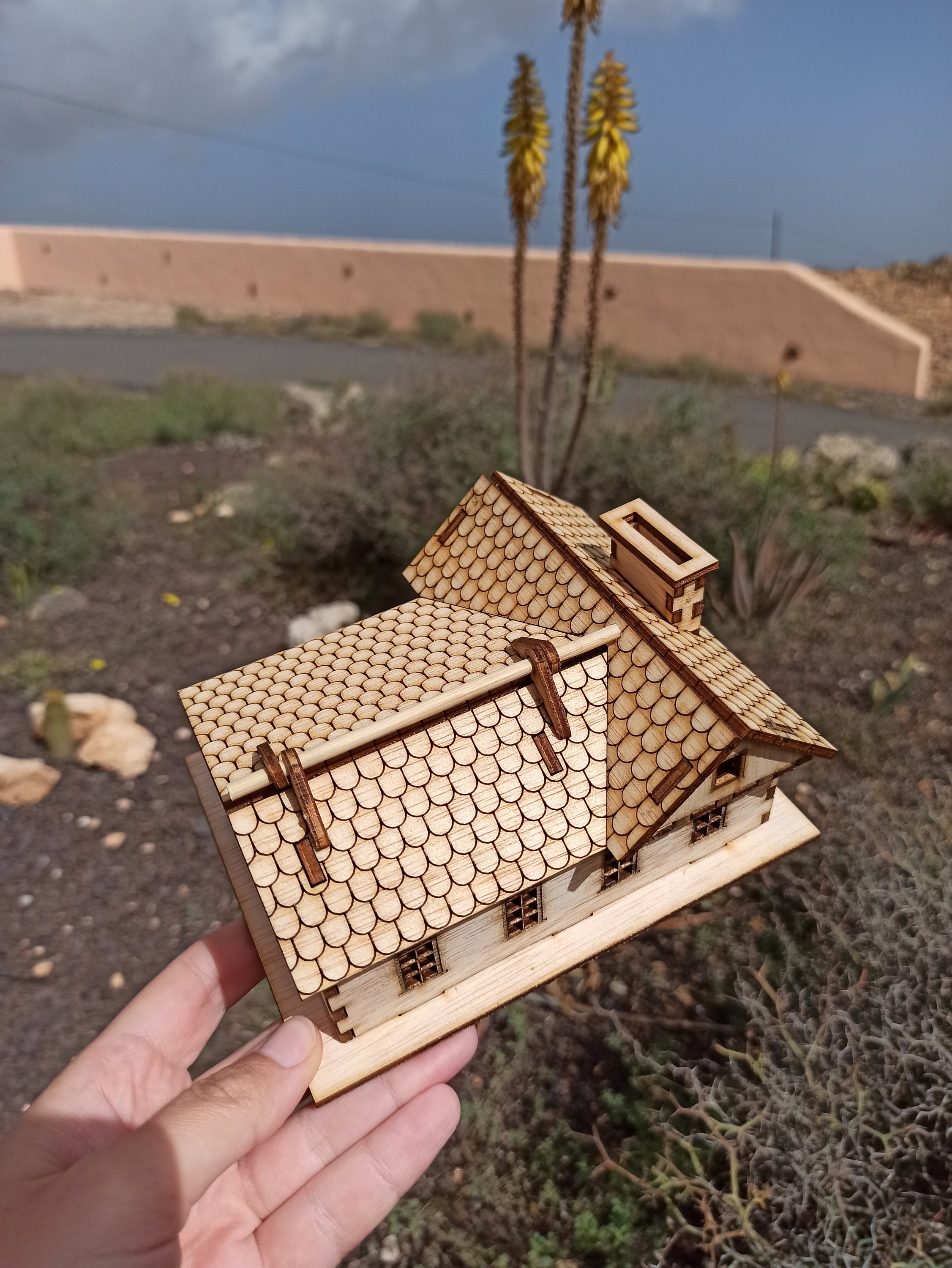 Laser Cut Wooden Country House DIGITAL PATTERN Ai Plt Rld Dxf - Etsy