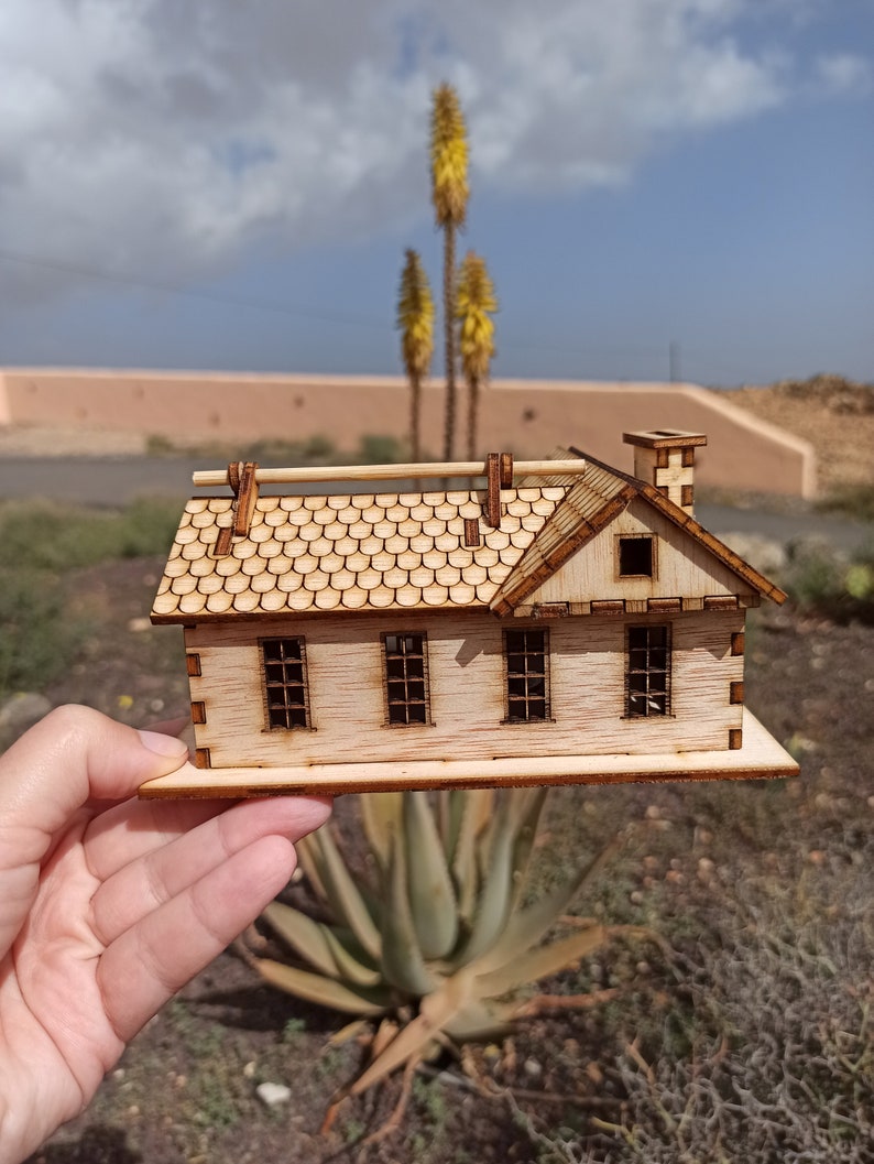 Laser Cut Wooden Country House DIGITAL PATTERN Ai Plt Rld Dxf - Etsy