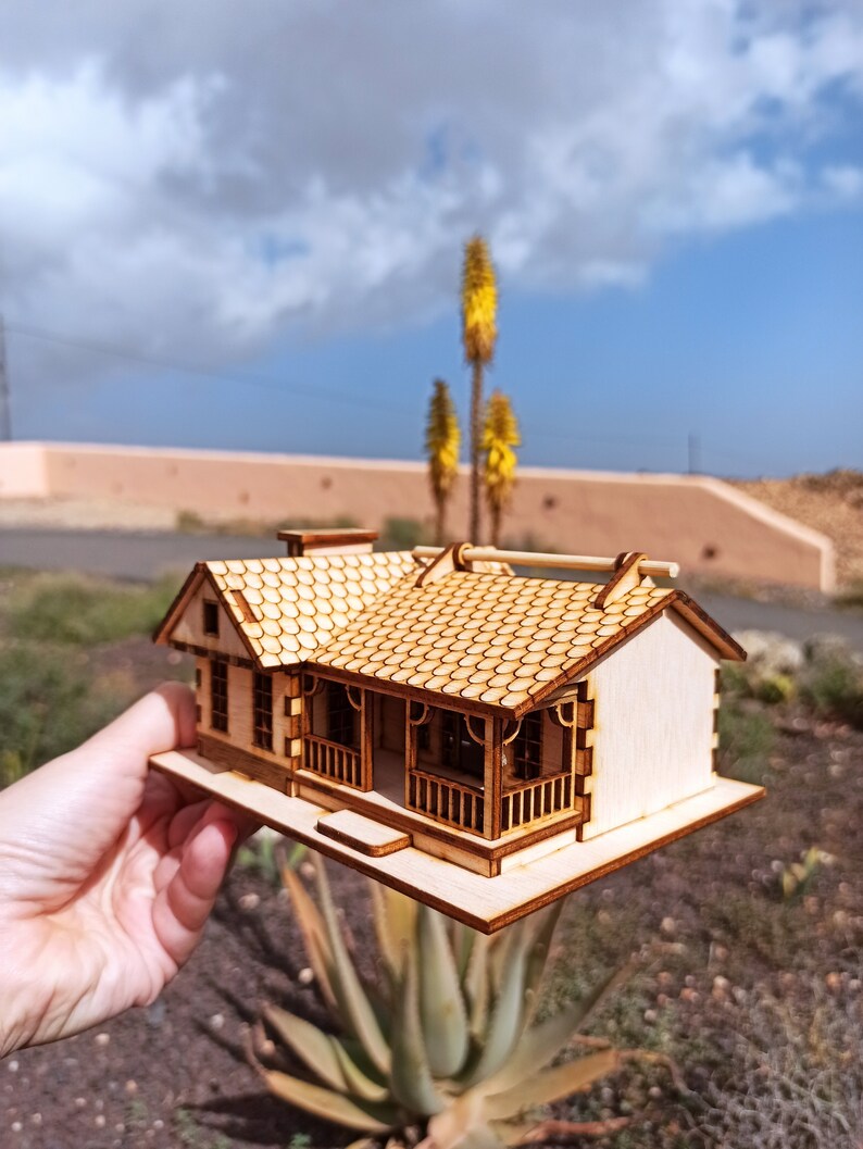 Laser Cut Wooden Country House DIGITAL PATTERN Ai Plt Rld Dxf - Etsy