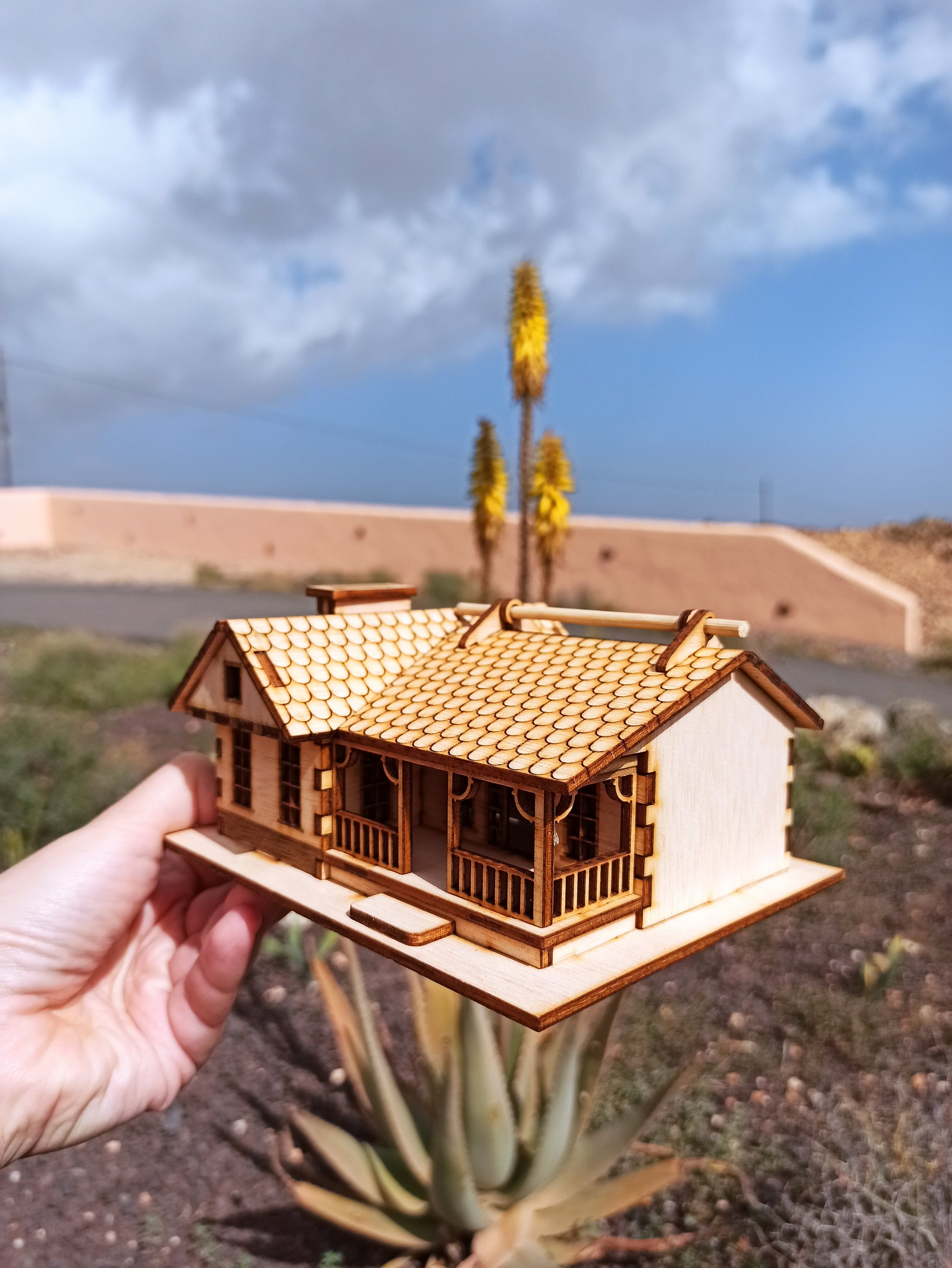 Laser Cut Wooden Country House DIGITAL PATTERN Ai Plt Rld Dxf - Etsy