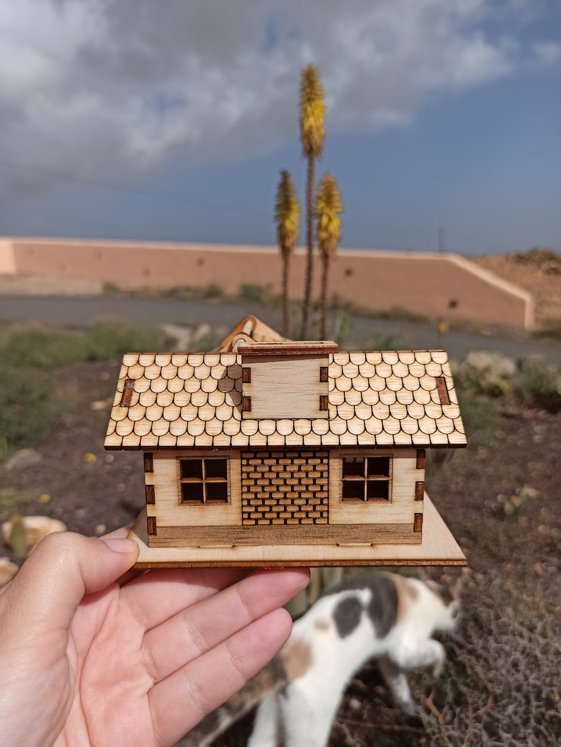 Laser Cut Wooden Country House DIGITAL PATTERN Ai Plt Rld Dxf - Etsy