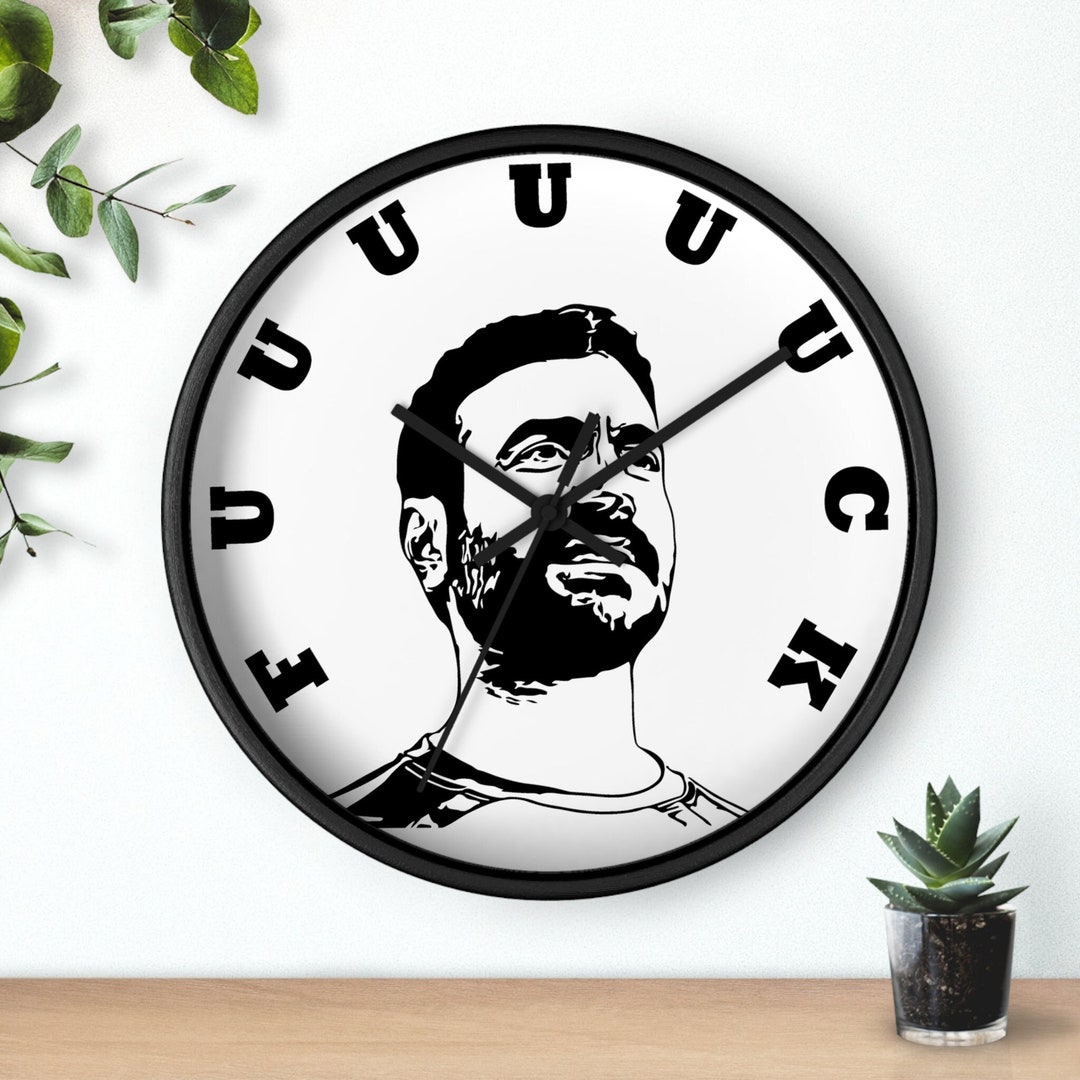 Roy Kent Wall Clock, Funny Birthday Gift, Unique Gift for Mom Dad ...