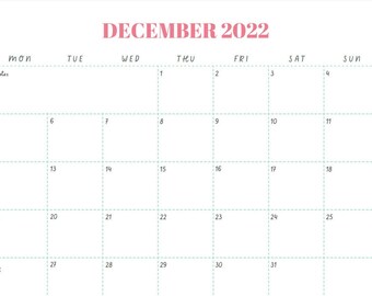 December 2022 Christmas Calendar - Etsy