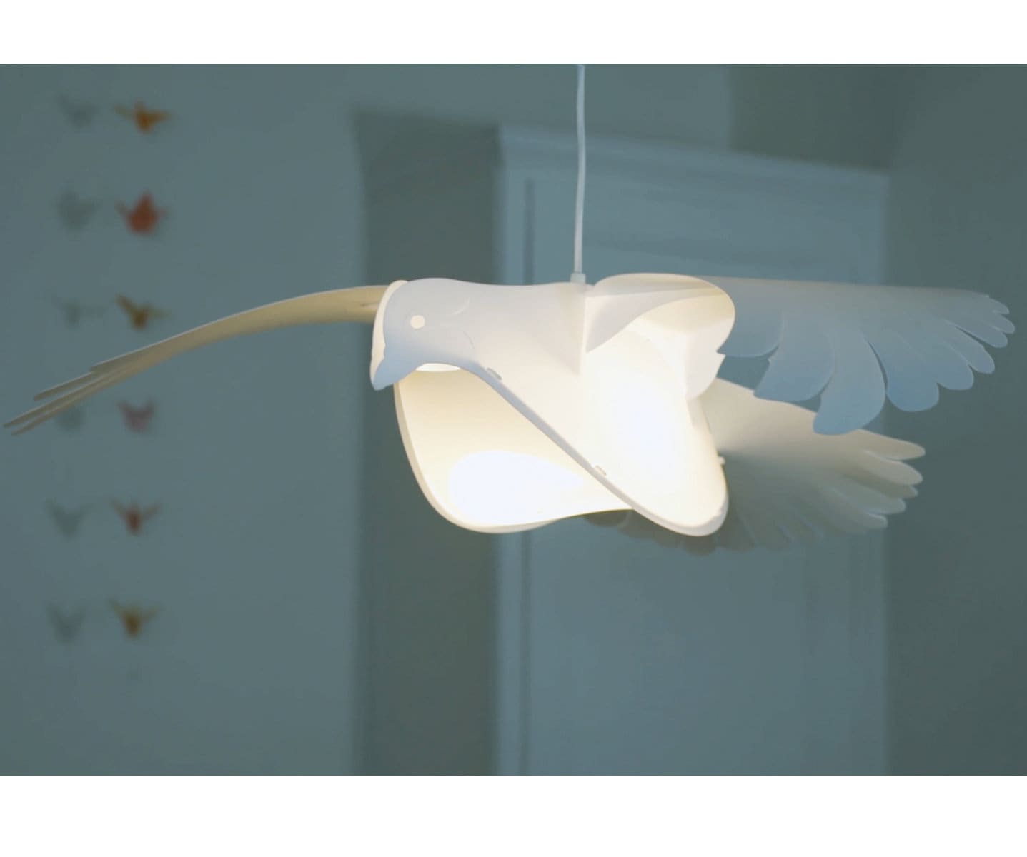 White Dove Children's Pendant Lamp - Etsy