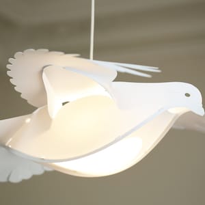 White Dove Children's Pendant Lamp - Etsy
