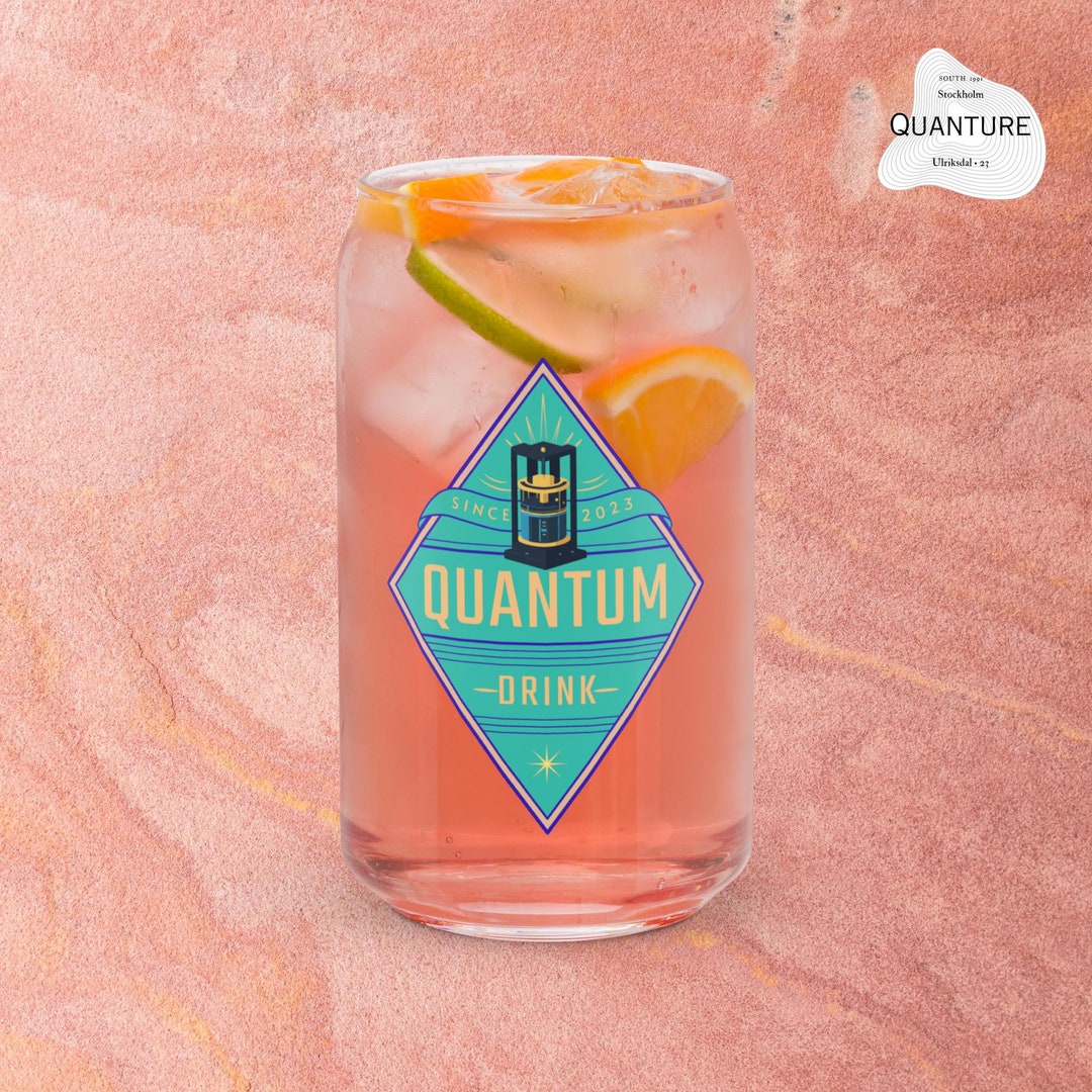 Quantum Drink Blue, Can-shaped Glass,quantum Gift, Quantum Cup ...