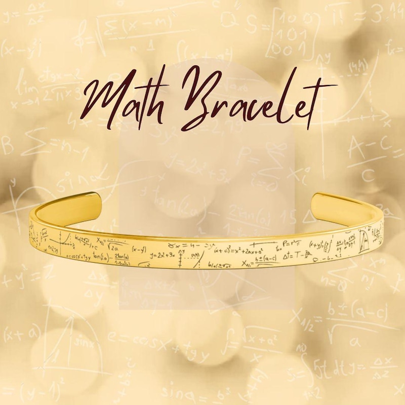 Math Bracelet - Etsy