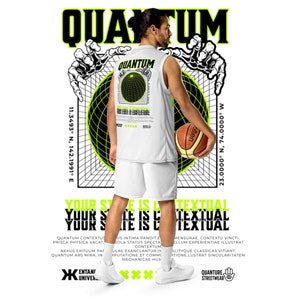 Quantum Basketball Jersey, Unisex, Y2k - Etsy