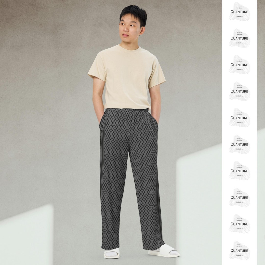 Palestine Keffiyeh All-over Print Unisex Dark Grey Wide-leg Pants - Etsy