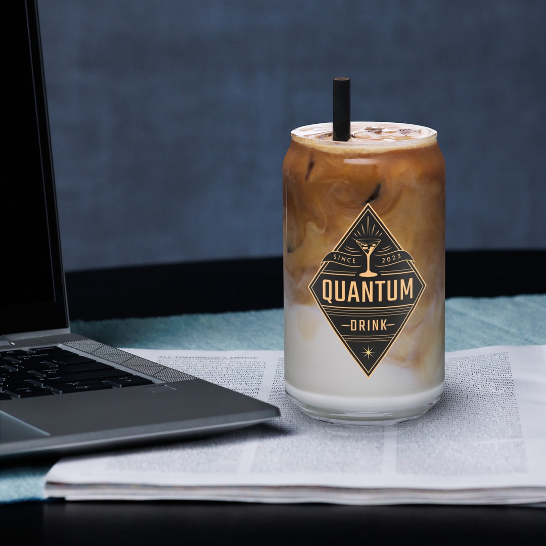 Quantum Cup, Quantum Drink, Can-shaped Glass, Physicisit Gift, Physics ...
