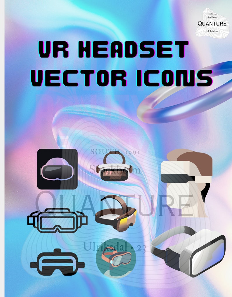VR Headset Vector SVG Icons Instant Download High Resolution - Etsy