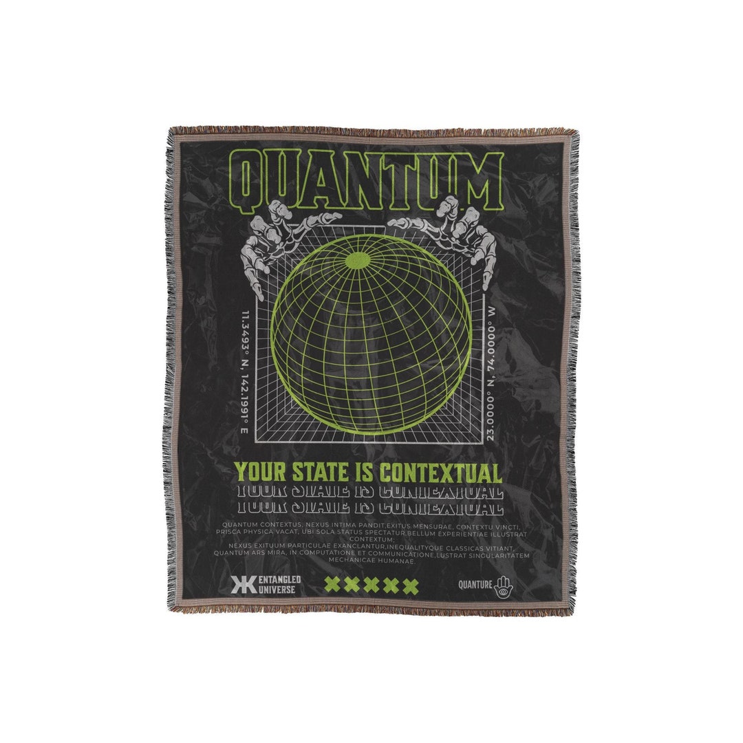 Quantum Contextuality Woven Blanket, Science Gift, Physics, Home Decor ...