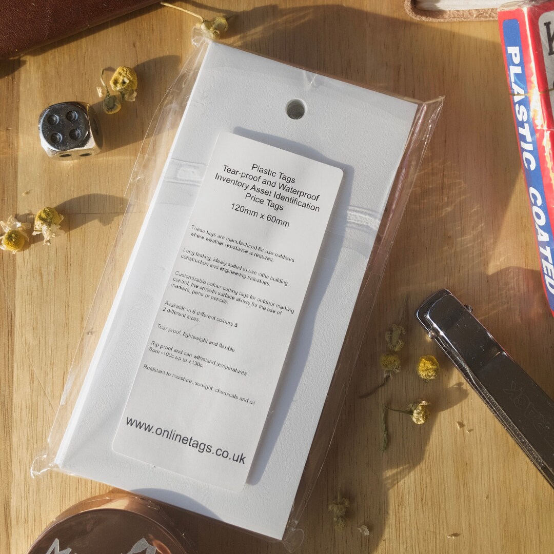 Plastic Tags - Tear-proof and Waterproof - Inventory Asset ...