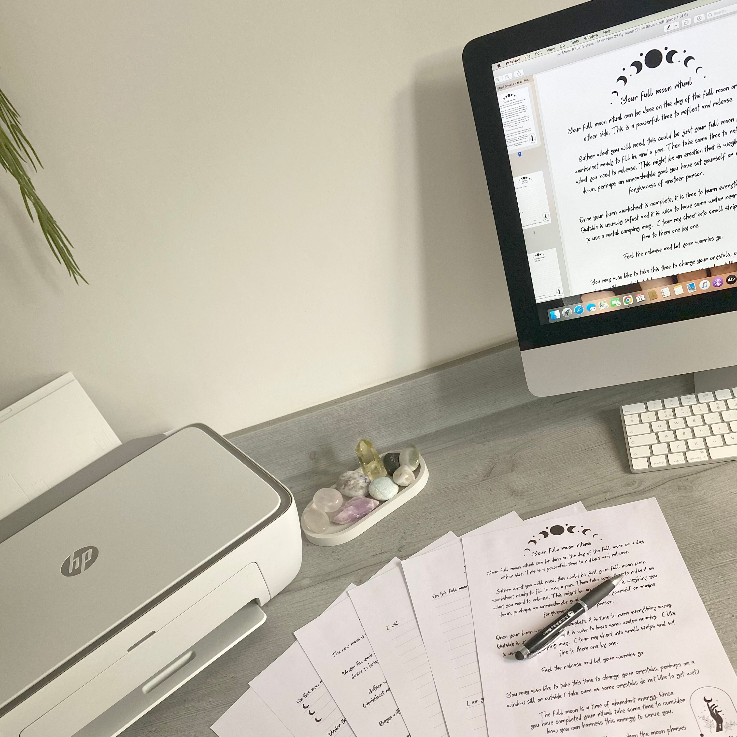 Moon Phase Energy Planner & Worksheets. Work With the Moons Energy to ...