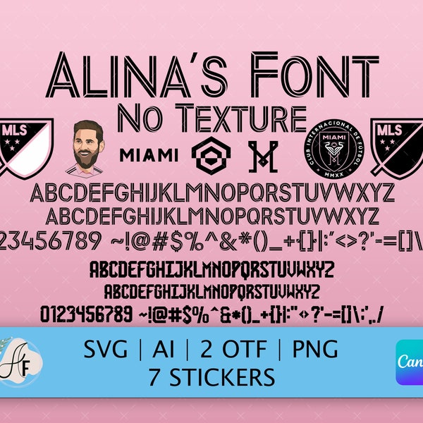 Messi Jersey Font - Etsy