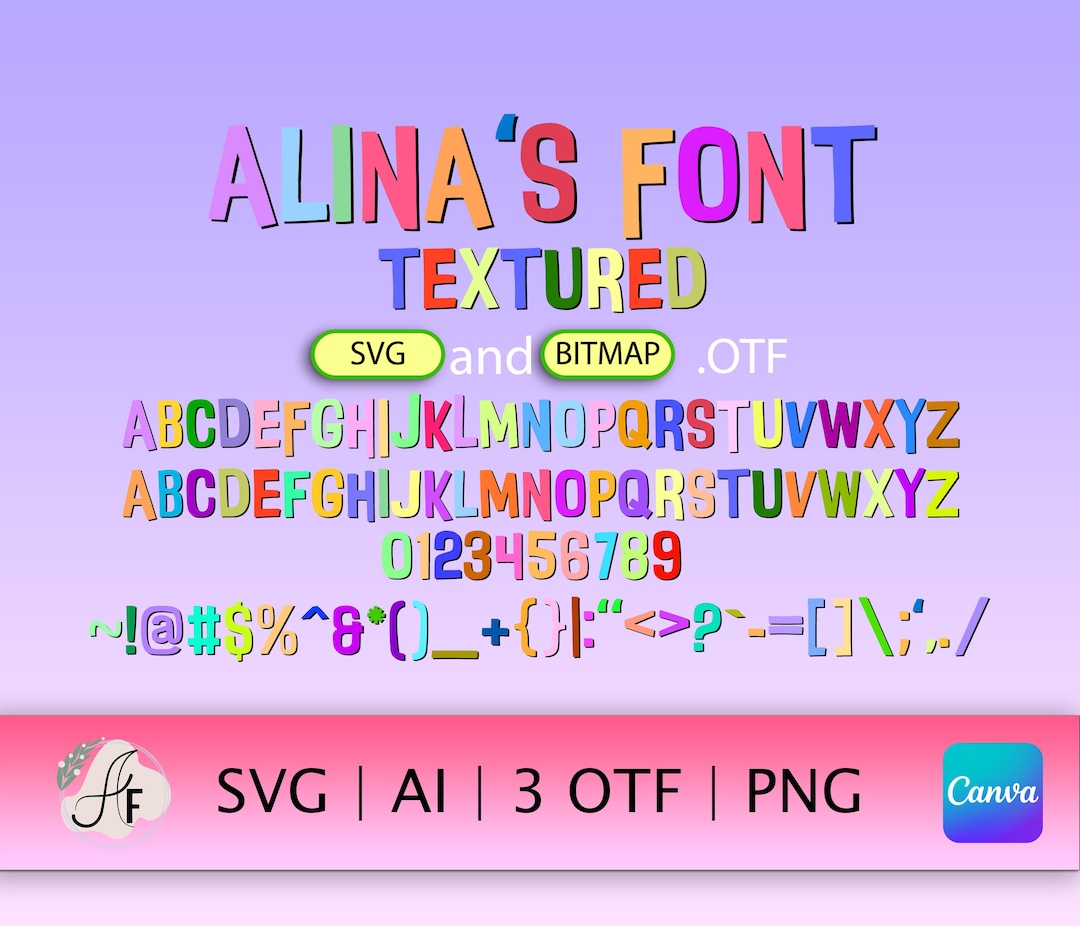 Heartfelt Color Font (emotions Typeface OTF, SVG, PNG) - Etsy
