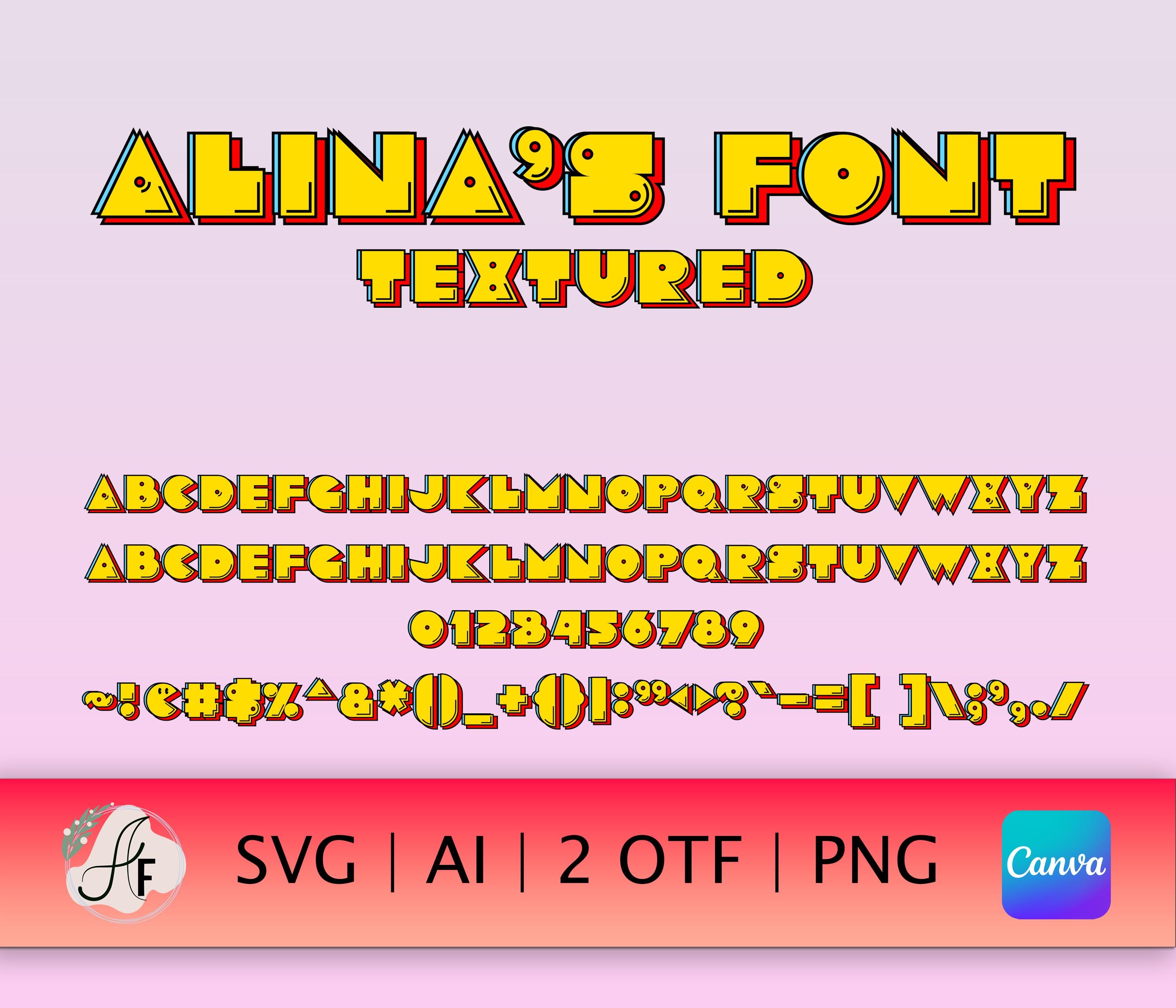 Pac-maze Font Classic Gamer Font Retro Arcade Textured Typeface Pixel ...