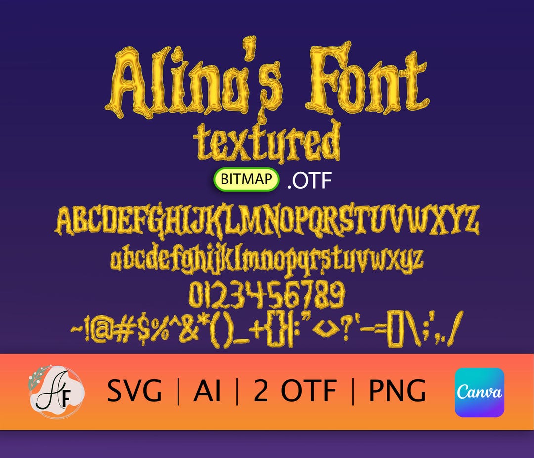 Gothic Horror Color Font (halloween Typeface OTF, SVG, PNG) - Etsy
