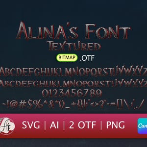 AlinasFonts - Etsy