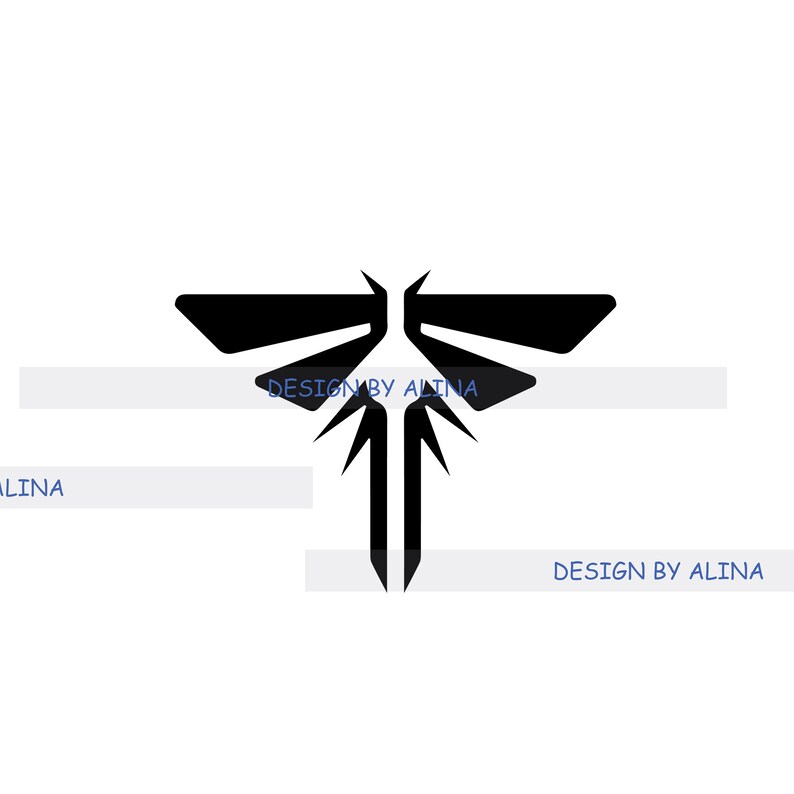 The Last of Us Font Ellie's Moth Tattoo Svg Moth Symbol - Etsy