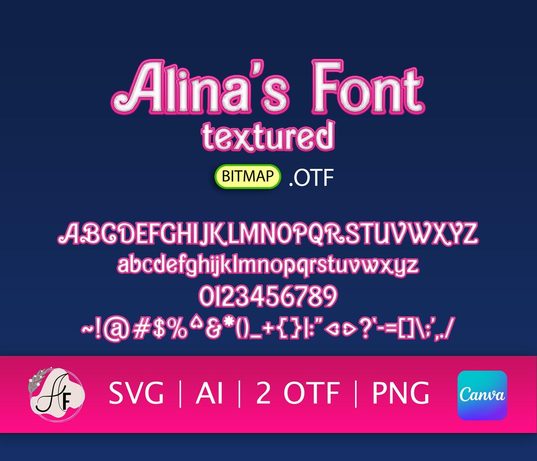 Princess Font: Chic Doll Script Typeface (SVG, AI, OTF) - Etsy