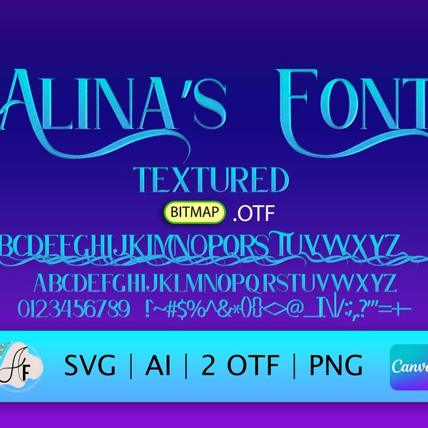 Mermaid Font Svg - Etsy