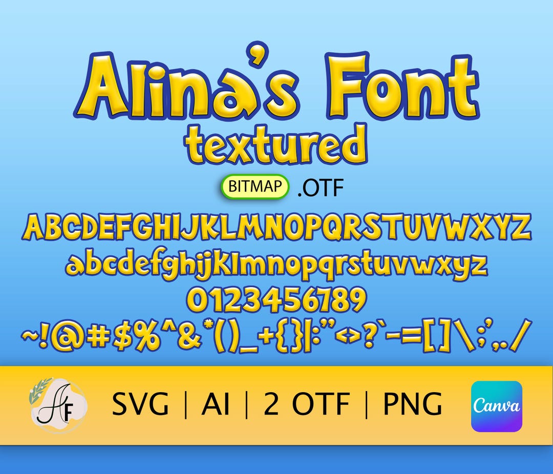 School Bus Color Font (magical Classroom Typeface OTF, SVG, PNG) - Etsy