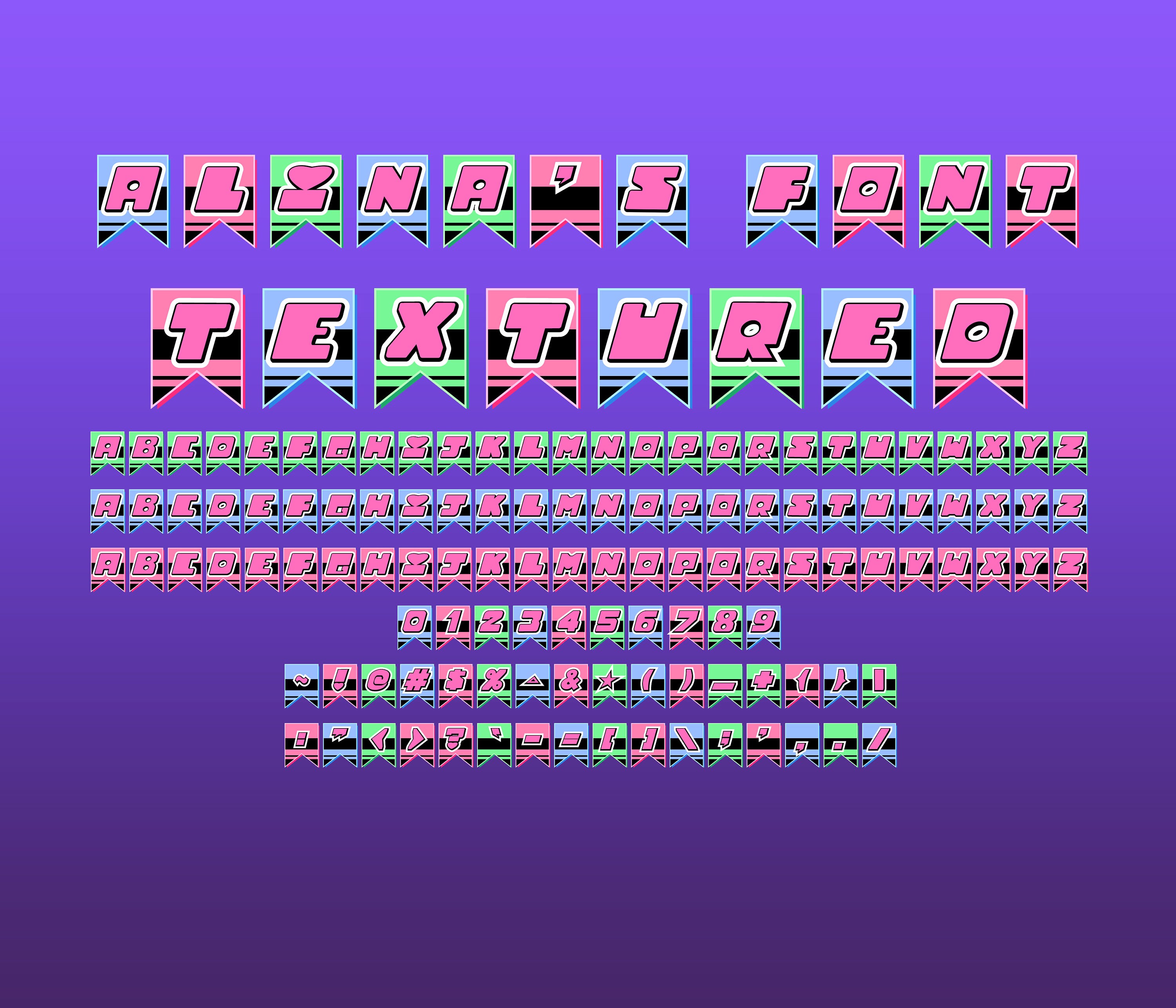 Whimsical Girls Banner Script Cartoon Typeface Playful Lettering Design ...