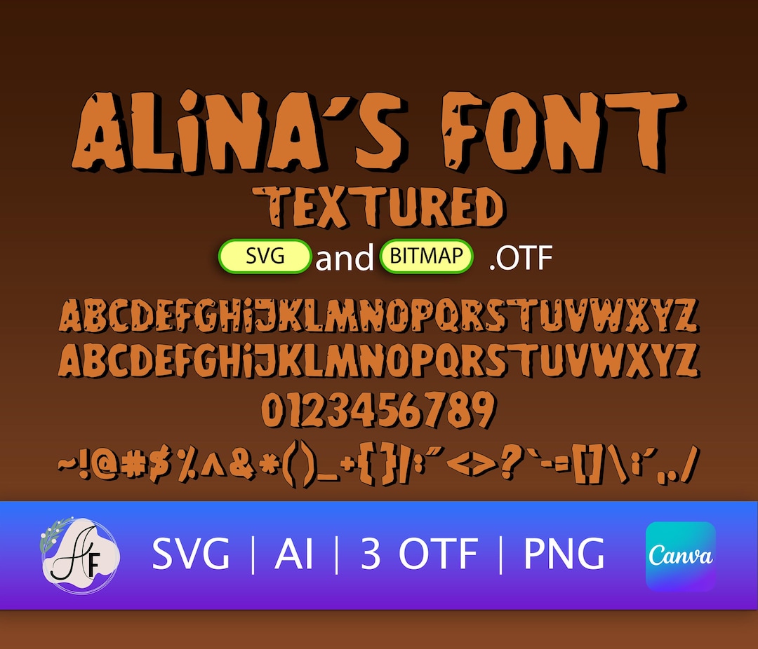 Stone Age Family Font Caveman Family Font Ancient Script Prehistoric ...