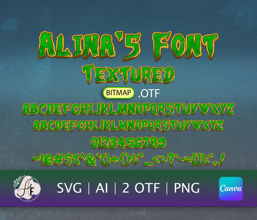Turtle Color Font: Frog Invitation Script (SVG, OTF, PNG) Alina's Font ...
