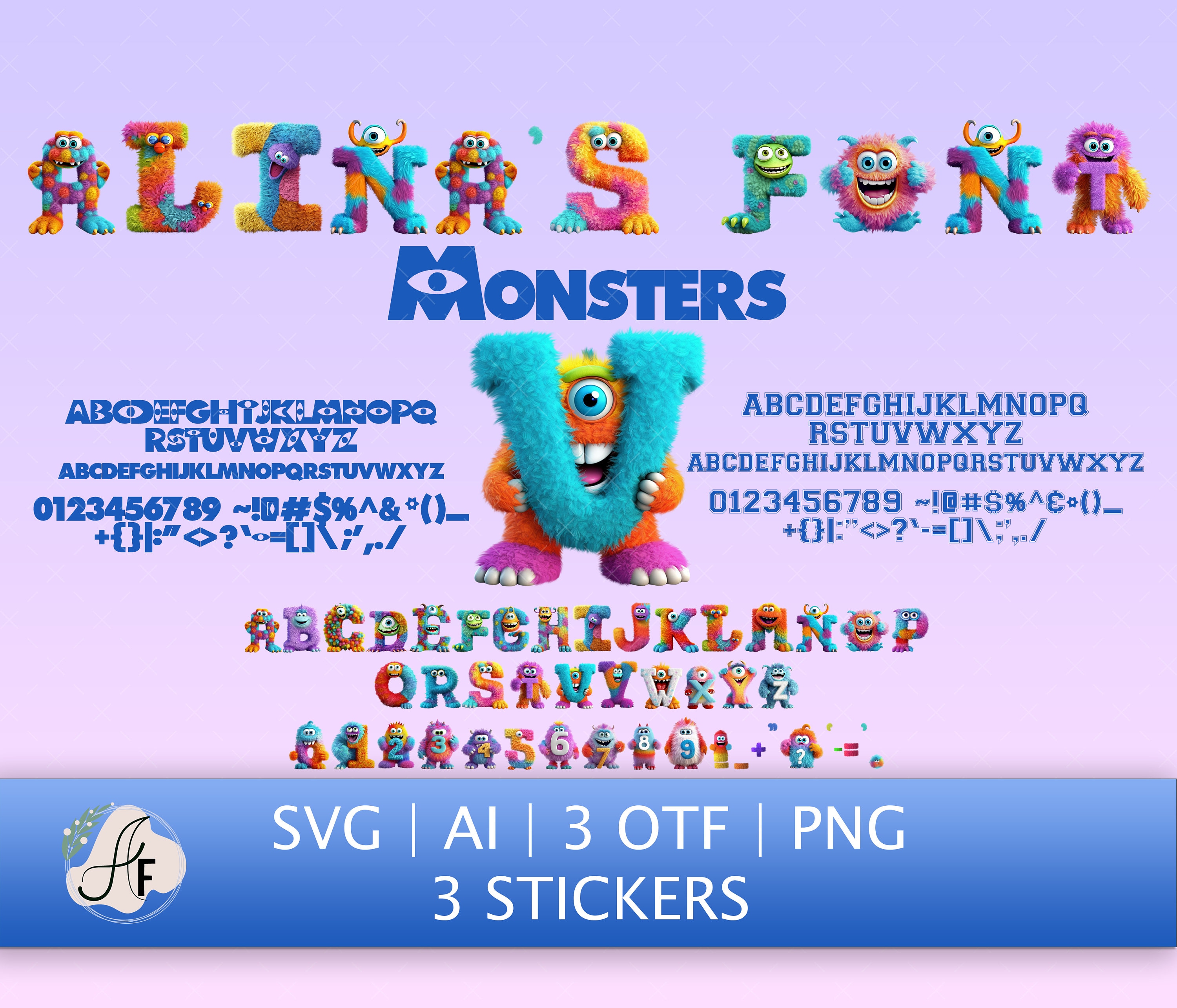 Monsters Inc Logo Font