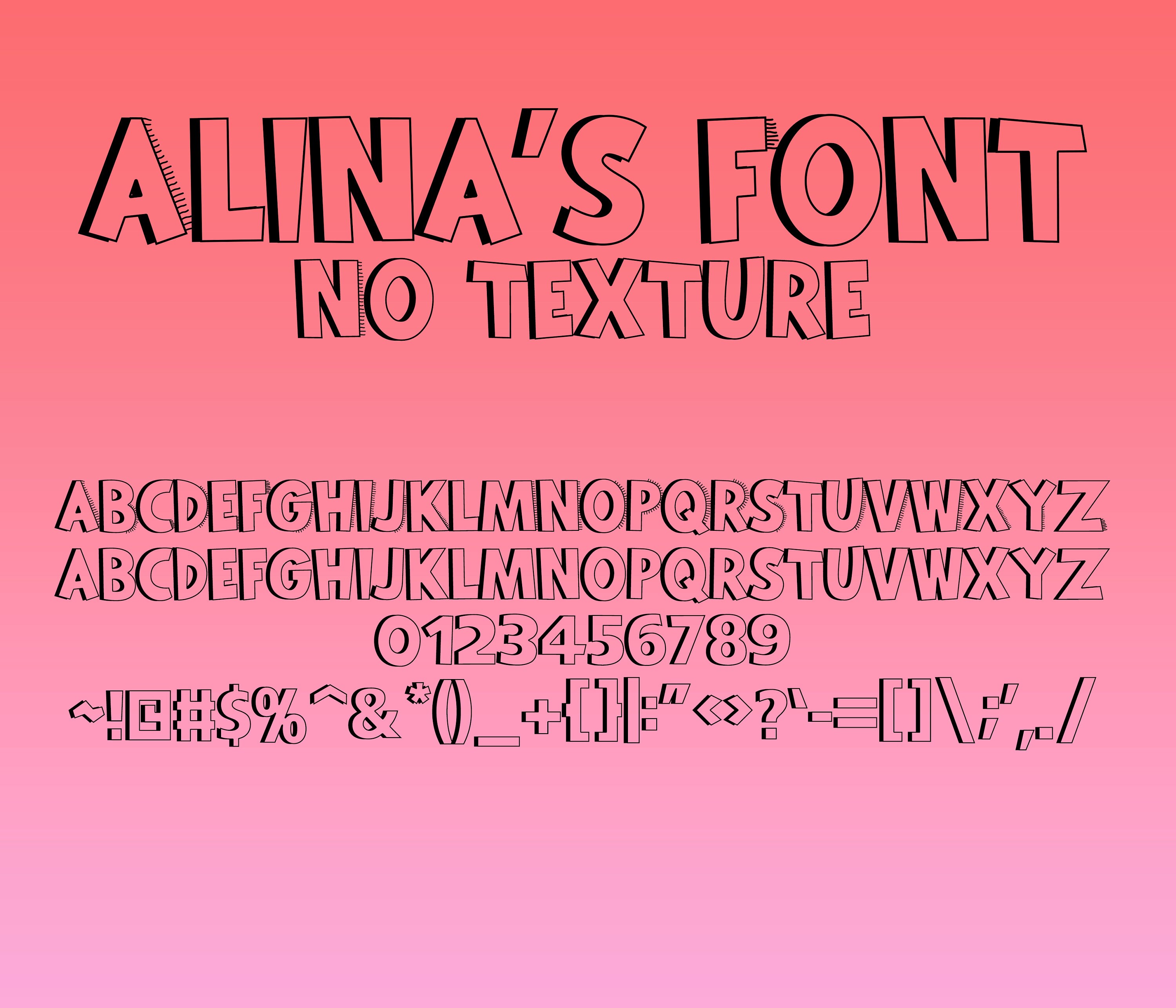 Family Fun Textured Font Fun House Typo Loud and Proud Font Family ...