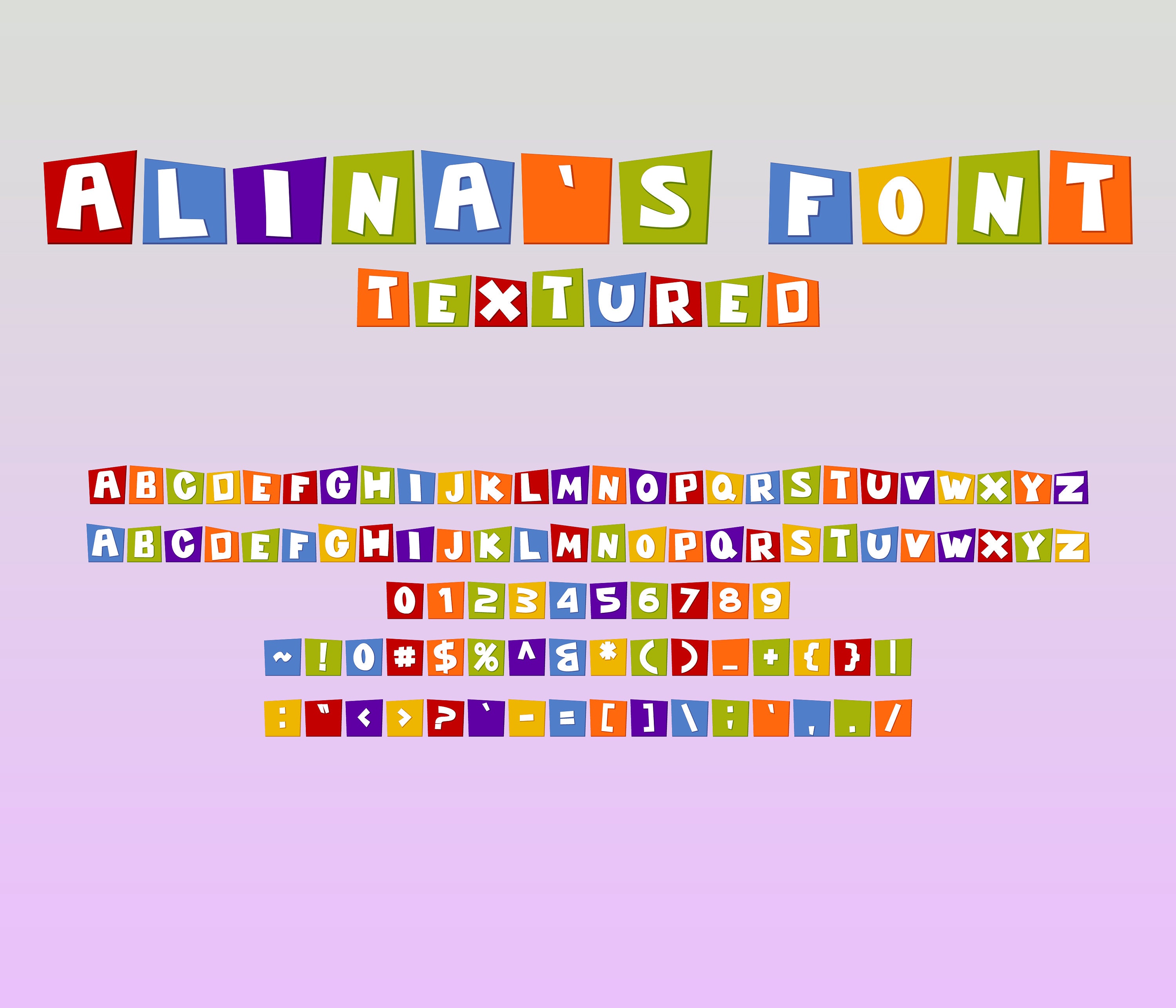 Whimsical Play Font Kid-friendly Cartoon Script Colorful Children's ...